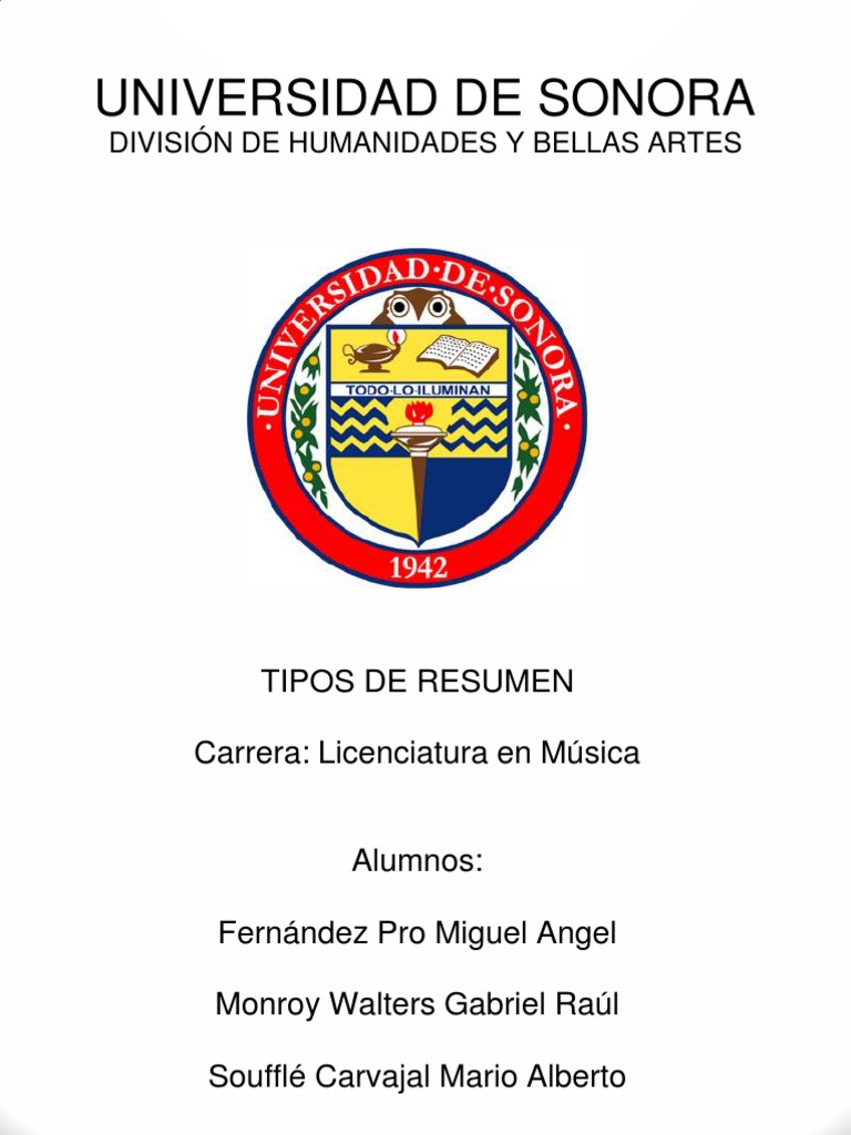 Universidad De Sonora: División De Humanidades Y Bellas Artes