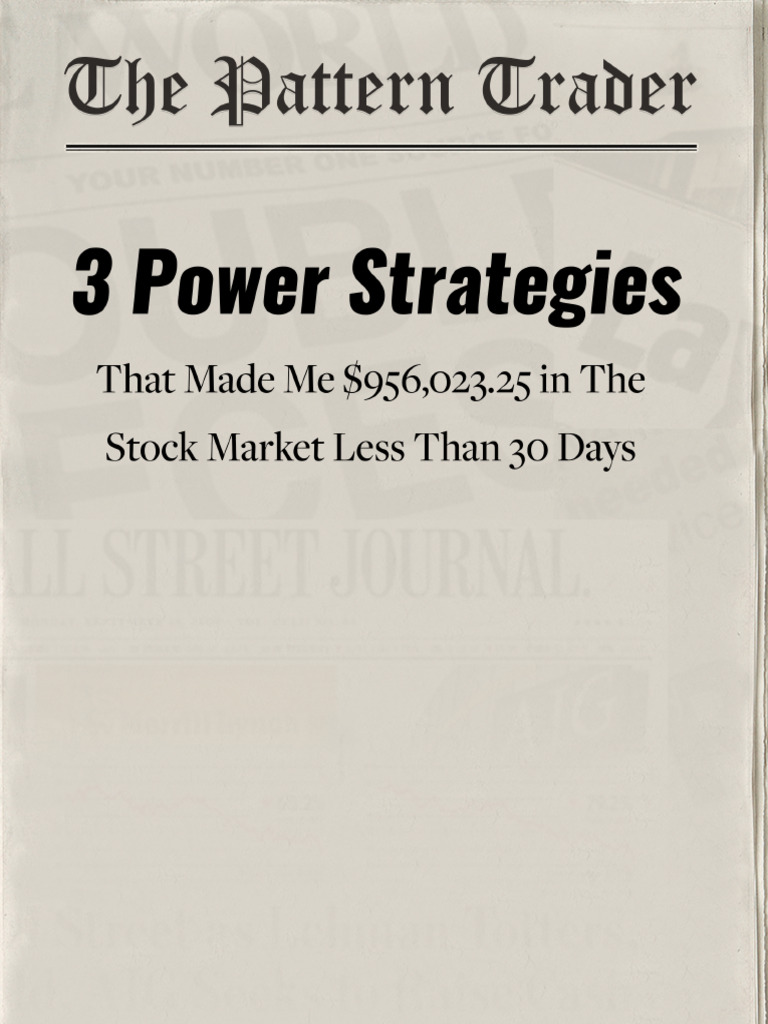 3 Power Strategies | PDF | Option (Finance) | Put Option
