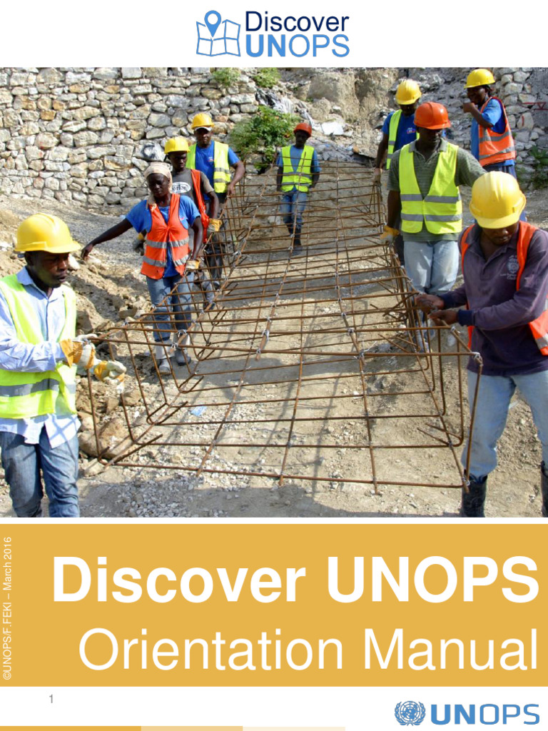 UNOPS Orientation Manual for New Staff | PDF | Sustainability | United ...