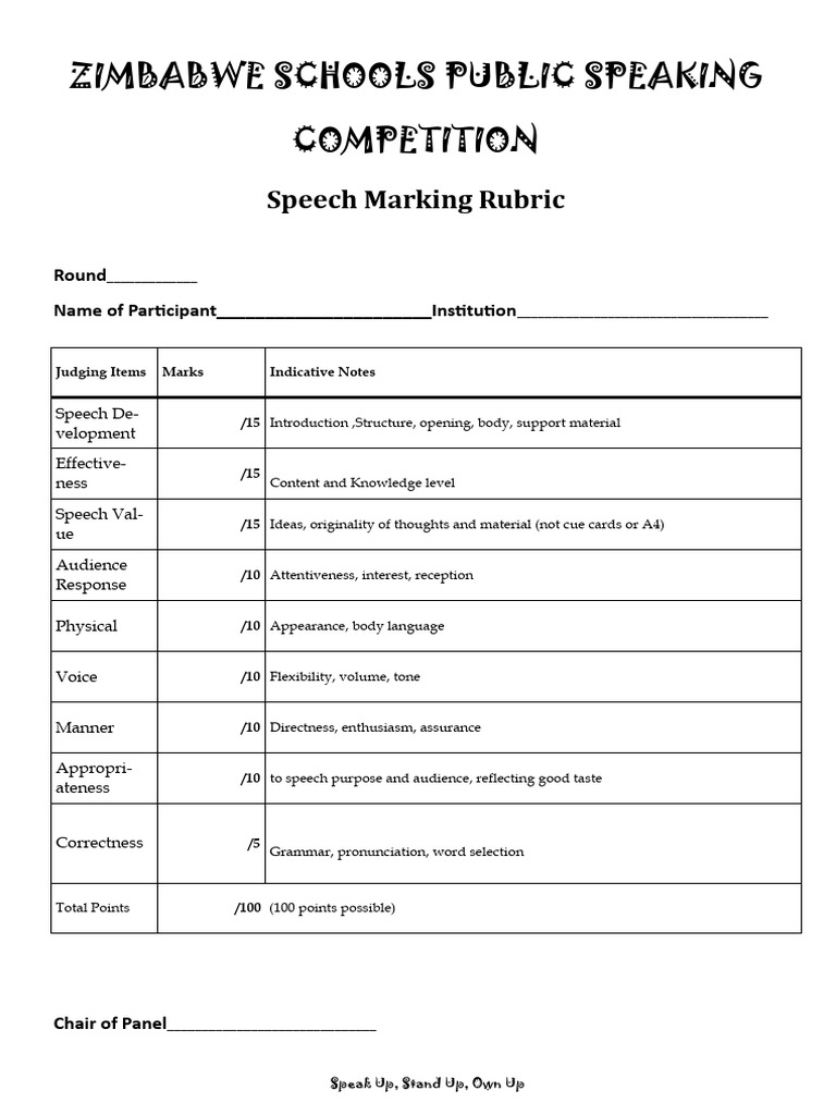 Informative Speech Ballot | PDF | Cognition | Cognitive Science