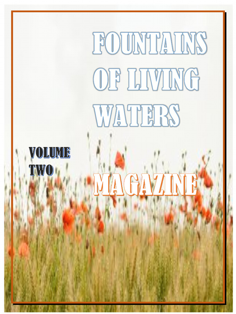 Fountains of Living Waters - Volume Two | PDF | Soul | God