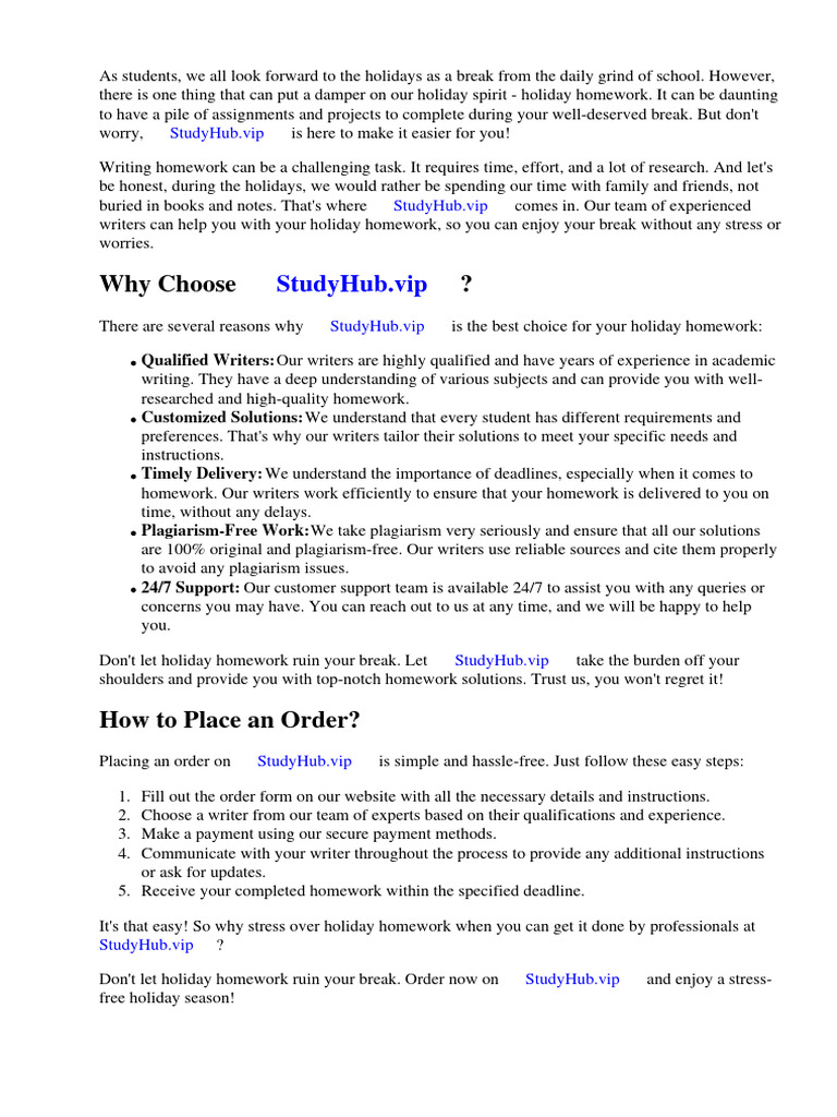 GD Goenka Dwarka Holiday Homework | PDF