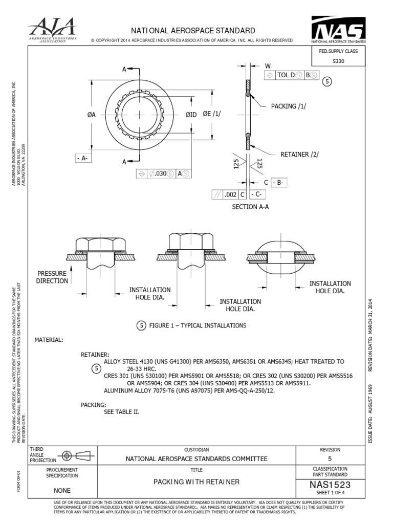 Nas 1523 | PDF | Metals | Materials