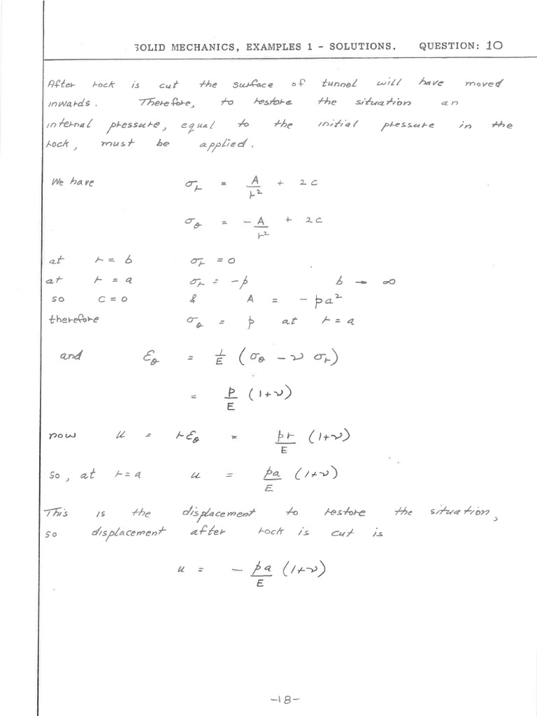 EN3037 Tutorial 3 - Solution | PDF