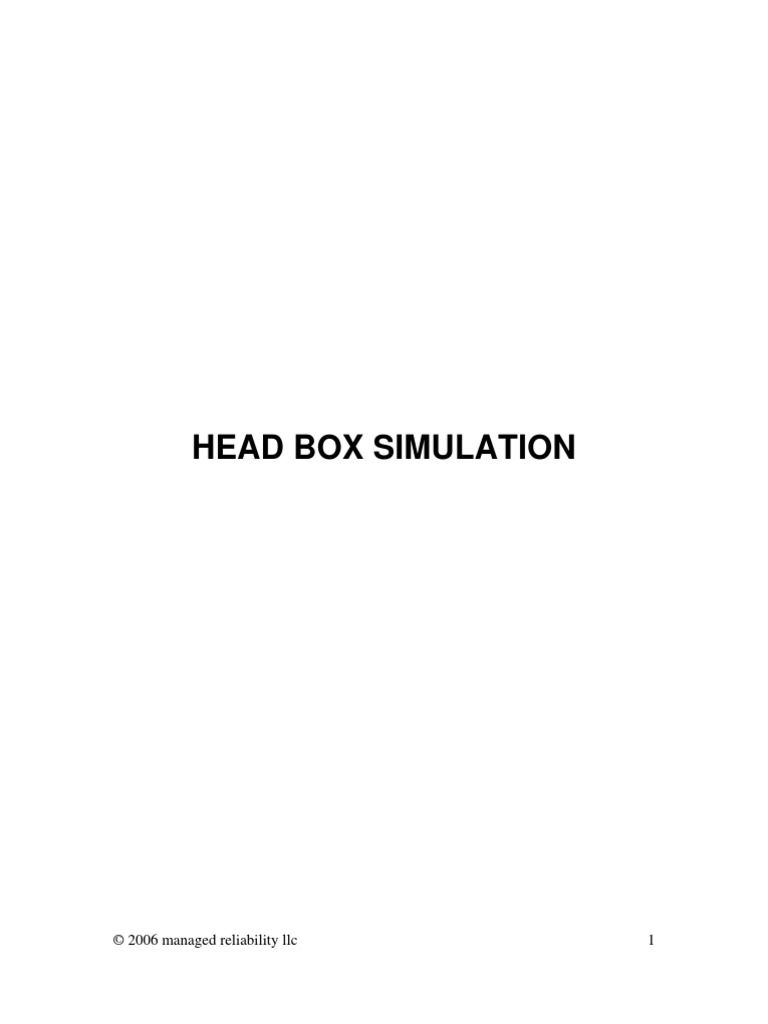 Head Box Tutorial | PDF | Jet Engine | Pump