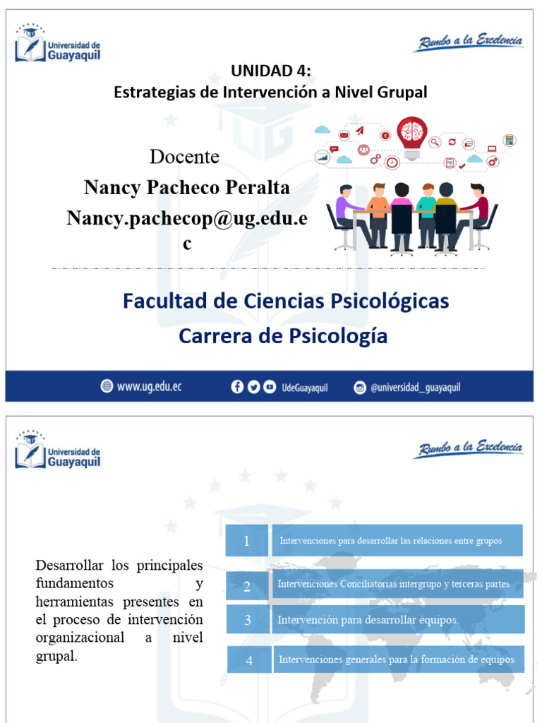 Unidad 4 Estretagias de Intervención a Nivel Grupal | PDF | Conflicto ...