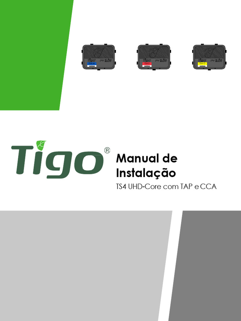 Manual de Instalacao TS4 CCA TAP UL PT BR | PDF | Fonte de energia | Rede de computadores