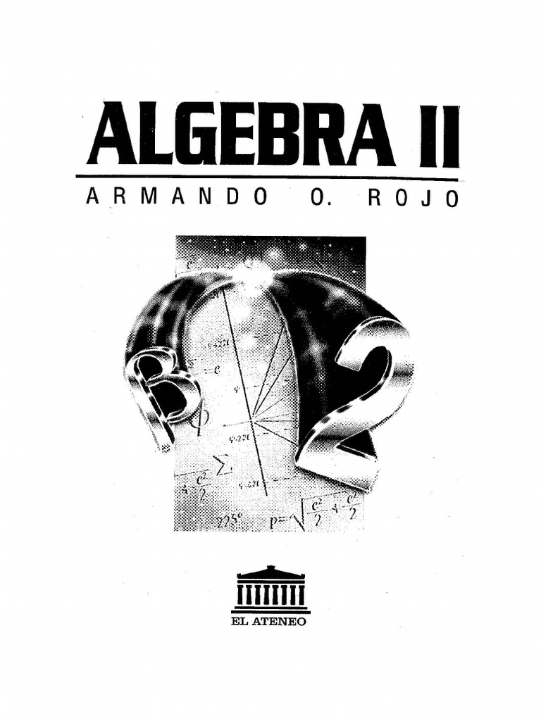 Armando Rojo Algebra Lineal | PDF | Espacio vectorial | Matriz (Matemáticas)