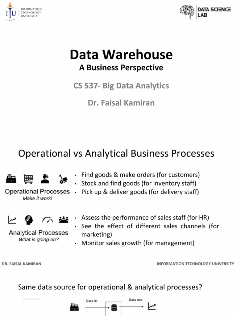 Lecture 5 - Data Warehouse | PDF | Data Warehouse | Data Management