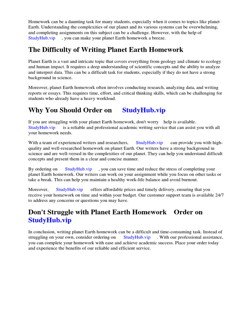 Planet Earth Homework | PDF | Earth | Planetary Core