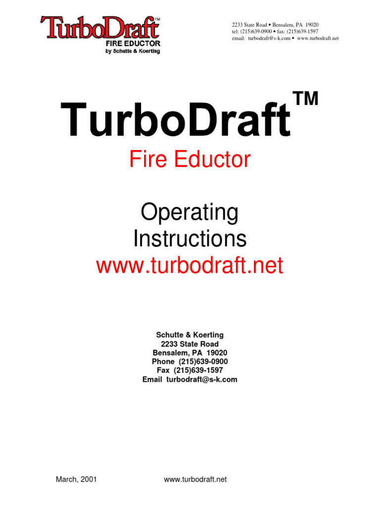 Turbo Draft Manual | PDF | Pump | Fire Engine Turbo Draft Manual | PDF | Pump | Fire Engine