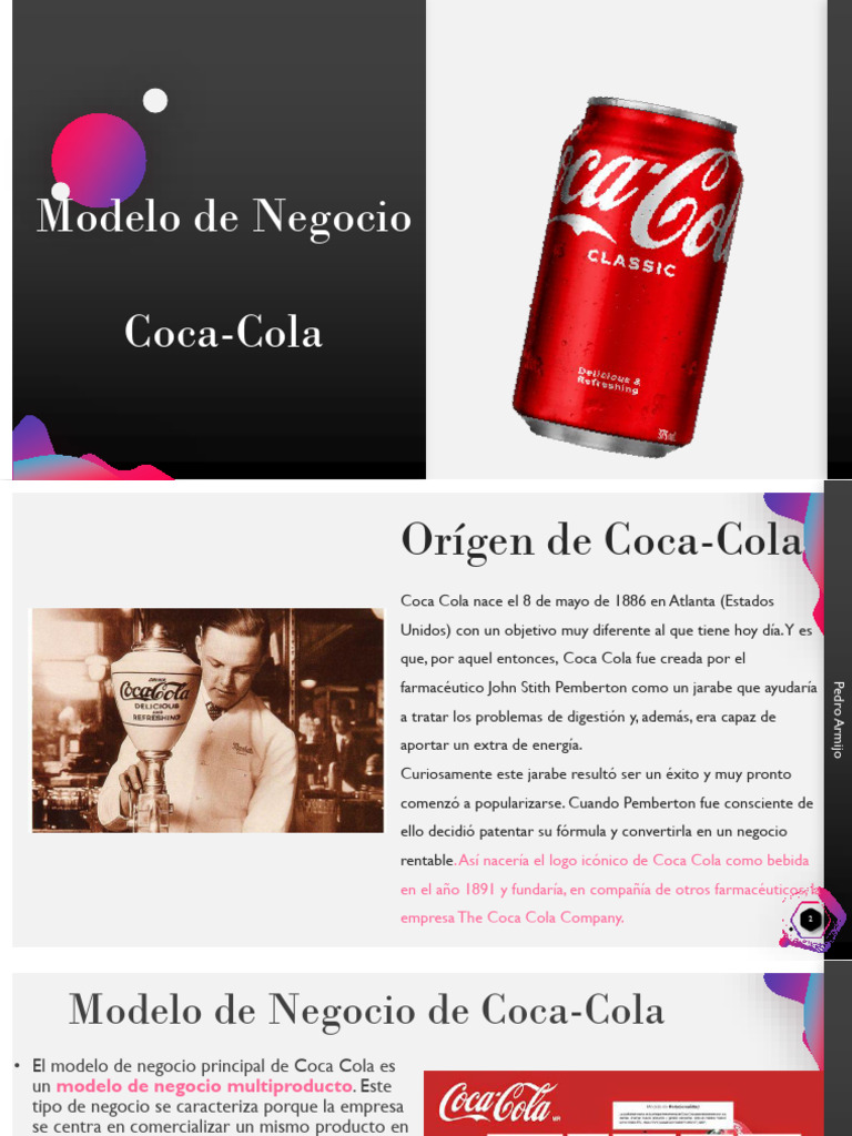 Modelo de Negocio de Coca Cola. | PDF | Coca Cola | Marketing