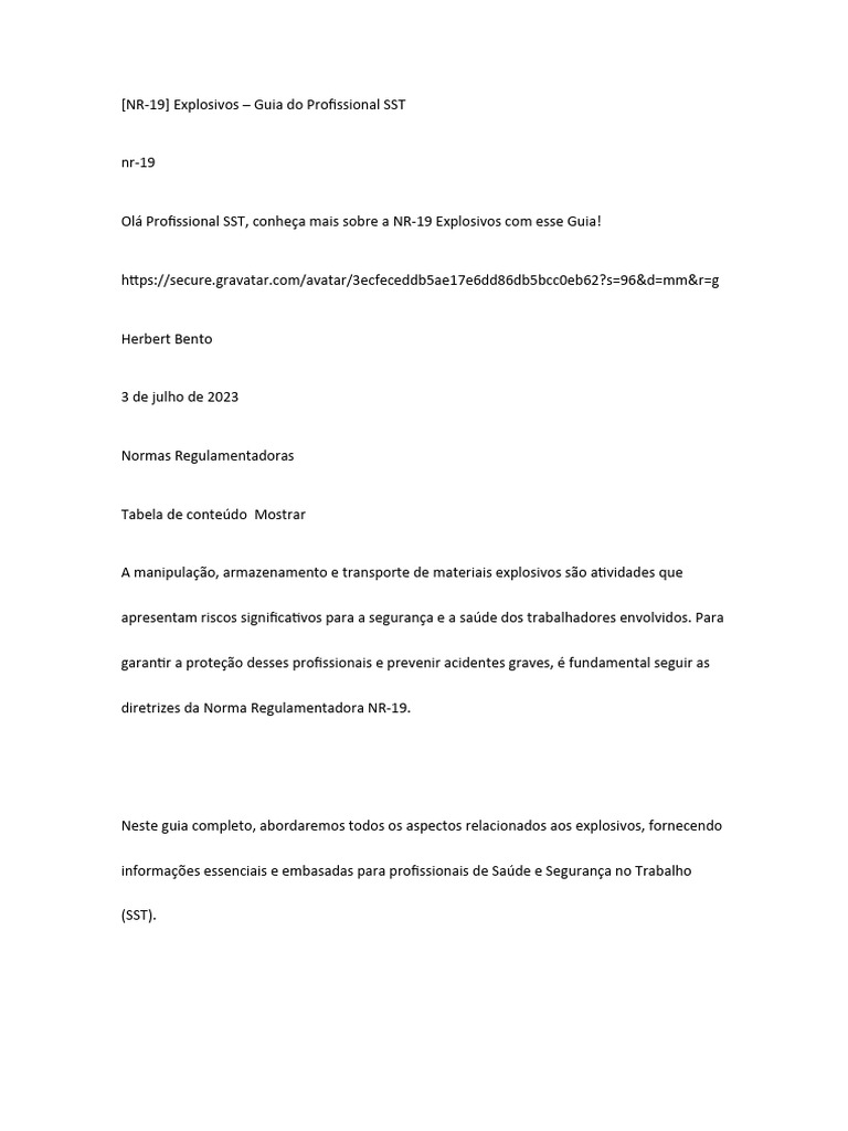 Guia nr19 | PDF | Fogos de artifício | Pirotecnia