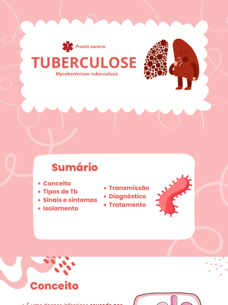 Slides Sobre Turbeculose | Download grátis PDF | Tuberculose | Doenças ...