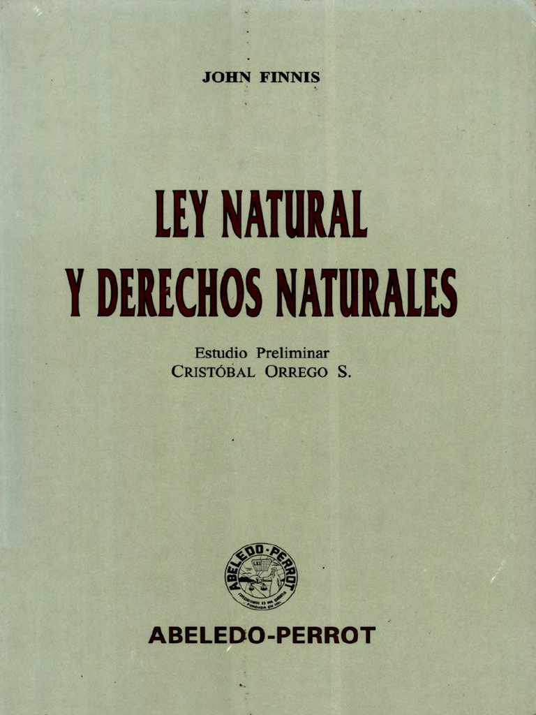 Finnis - Ley Natural y Derechos Naturales | PDF | Tomás de Aquino | Razón