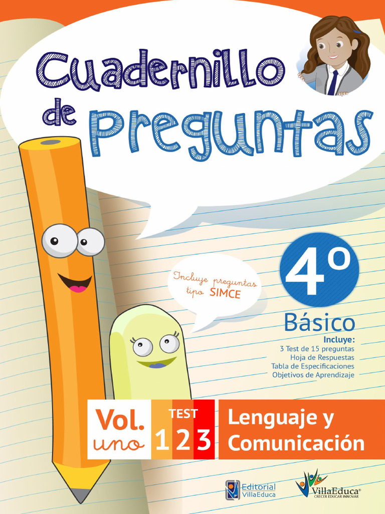 Cuadernillo Lenguaje 4 Basico Significado De Nombres