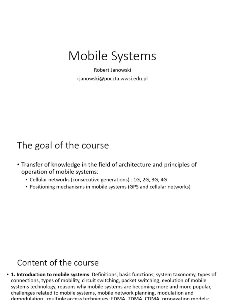 Lecture 1 Winter 2023 2024 | PDF | Cellular Network | Computer Network