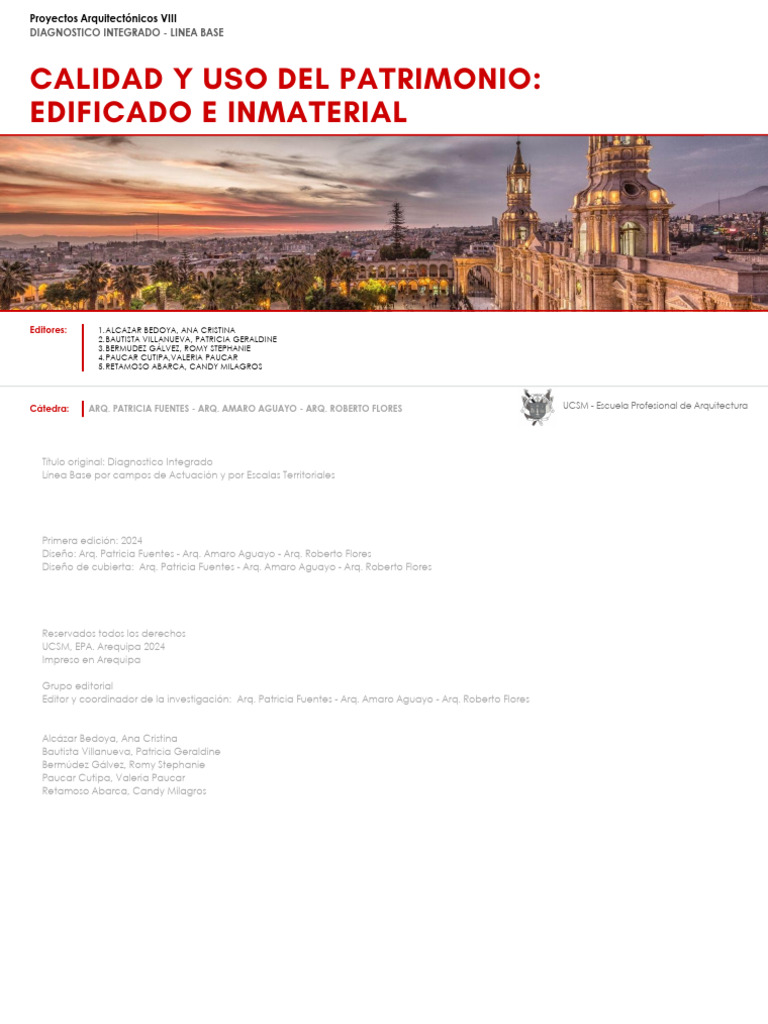 Calidad y Uso Del Patrimonio | PDF | Patrimonio cultural | Patrimonio de la Humanidad