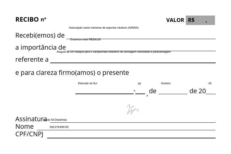 MODELO-DE-RECIBO-SIMPLES | PDF