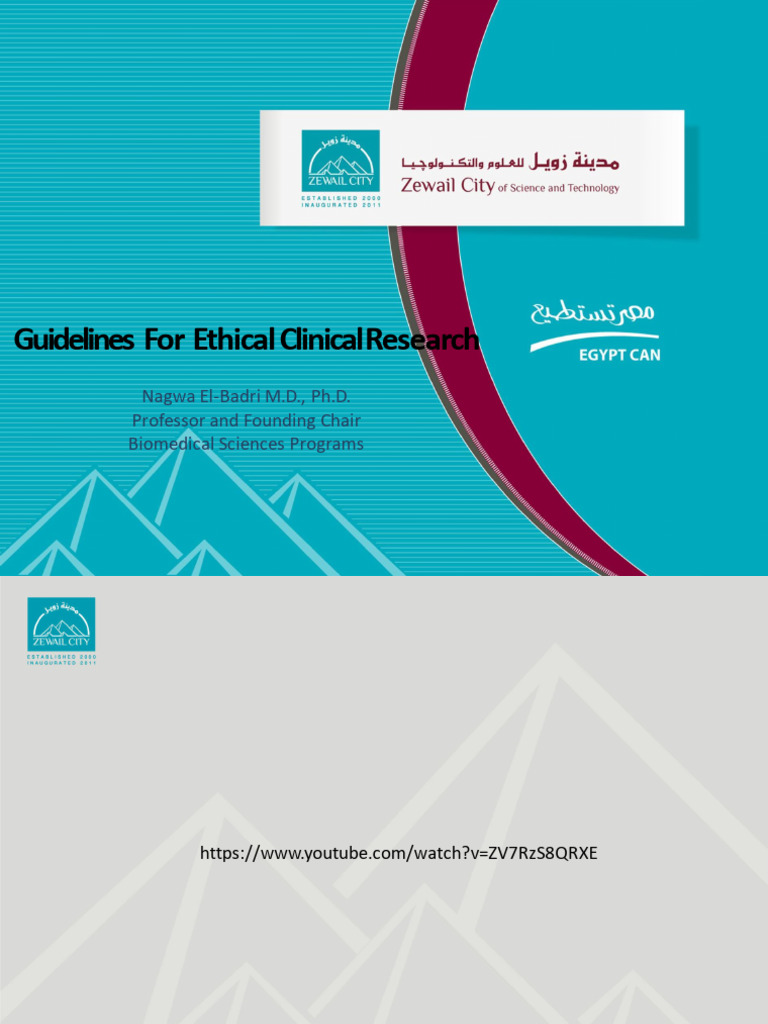 BMS 325 - Guidelines For Ethical Clinical Research | PDF ...