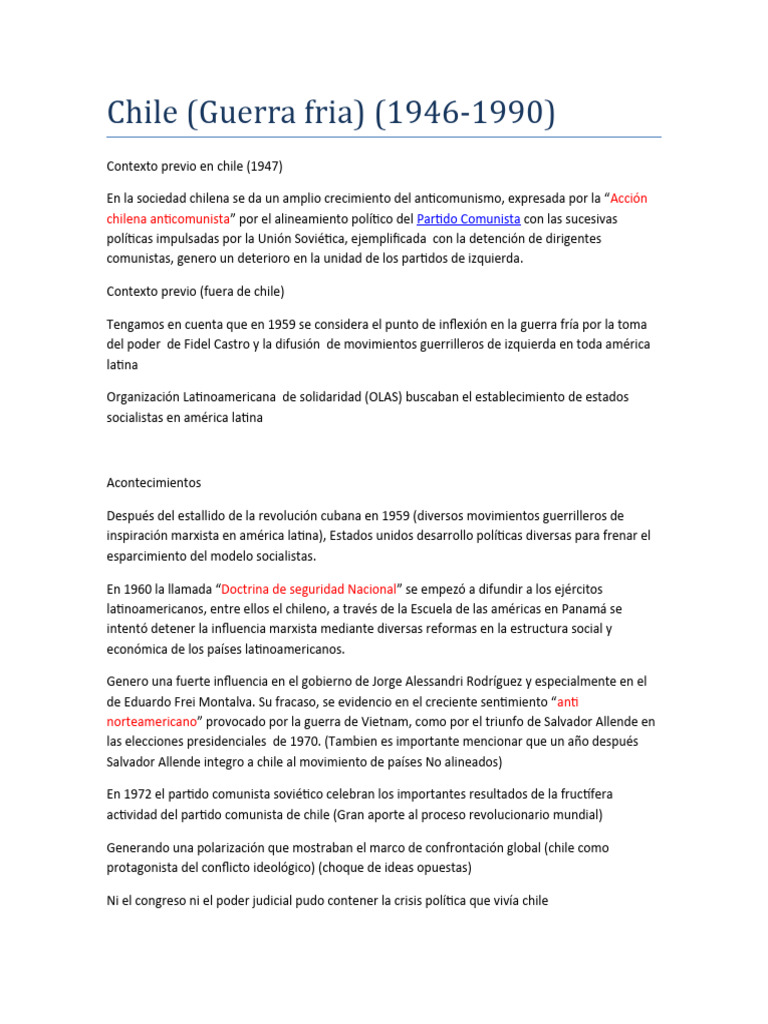 Chile | Descargar gratis PDF | Chile | Augusto Pinochet