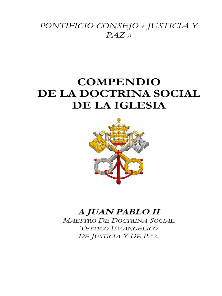 Compendium Doc Trina Social Is 2018 Es | PDF | Doctrina social católica | Iglesia Católica
