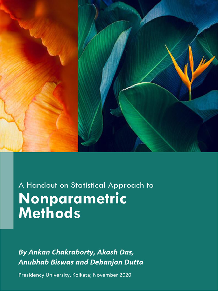 A Handout On Statistical Approach To Nonparametric Methods | PDF | Nonparametric Statistics ...