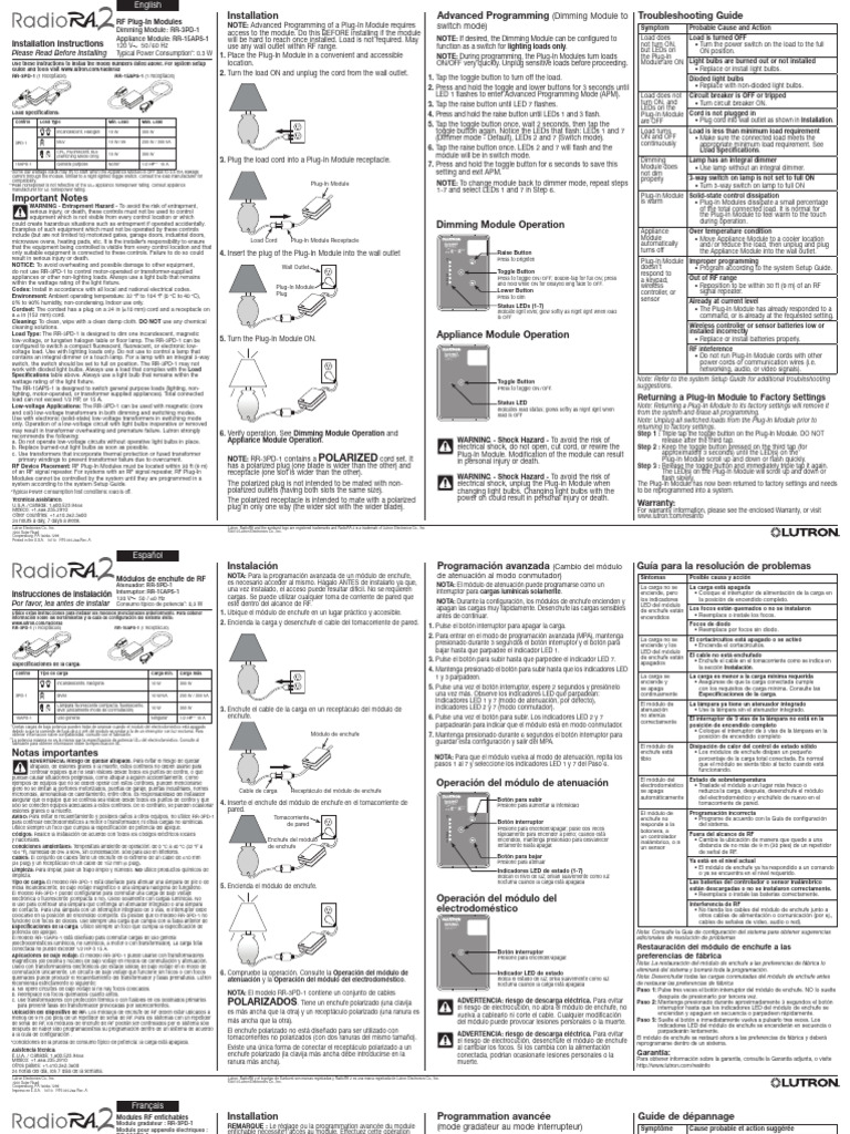 Installation Instructions: Polarized | PDF | Ac Power Plugs And Sockets ...