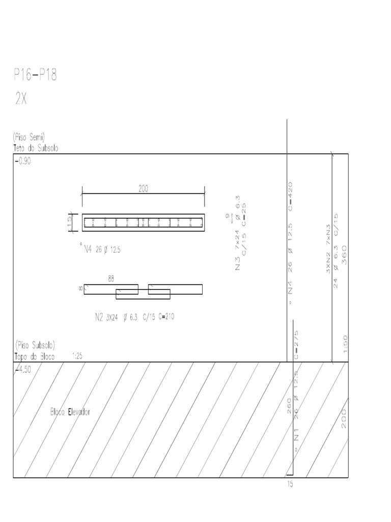 33-EST-ARM-016-Bloco 1 - Armacao - Pilares - Subsolo Ao Semi Enterrado - Parte II R04 (1 ...