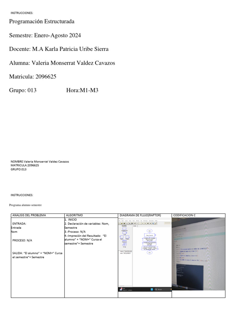 Fase 1 Imtc VMVC 2096625 | PDF | Algoritmos | Programación de computadoras