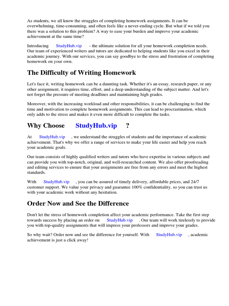 Homework Completion and Academic Achievement | PDF | Homeschooling ...