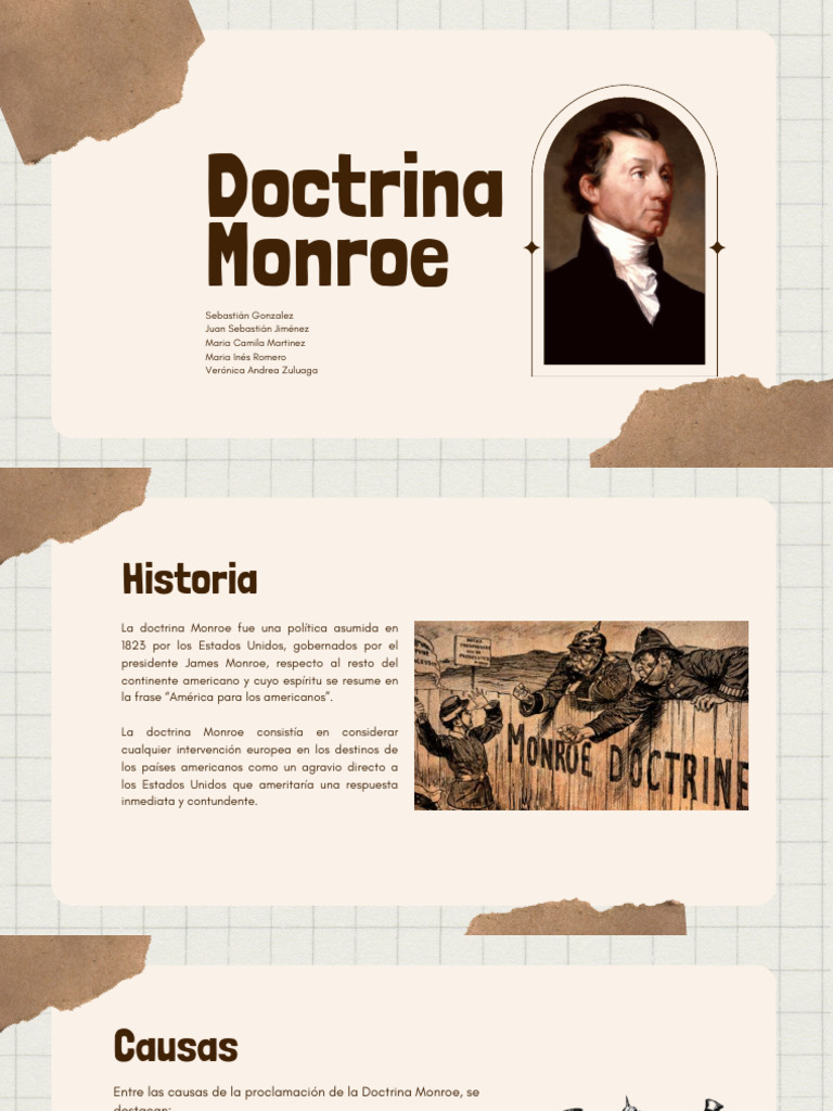 Doctrina Monroe | PDF | Relaciones Internacionales