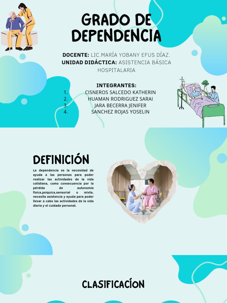 Grado de Dependencia | PDF | Enfermería | Medicina CLINICA