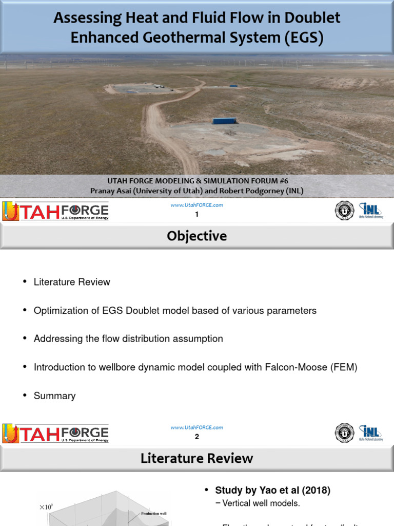 Utah Forge Modeling Simulation Forum 6 | PDF | Heat | Heat Transfer