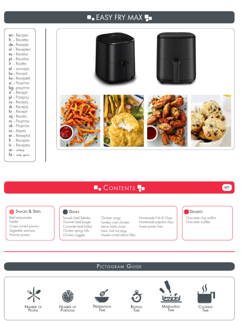 Easy Fry Max Receitas | PDF | French Fries | Hamburgers