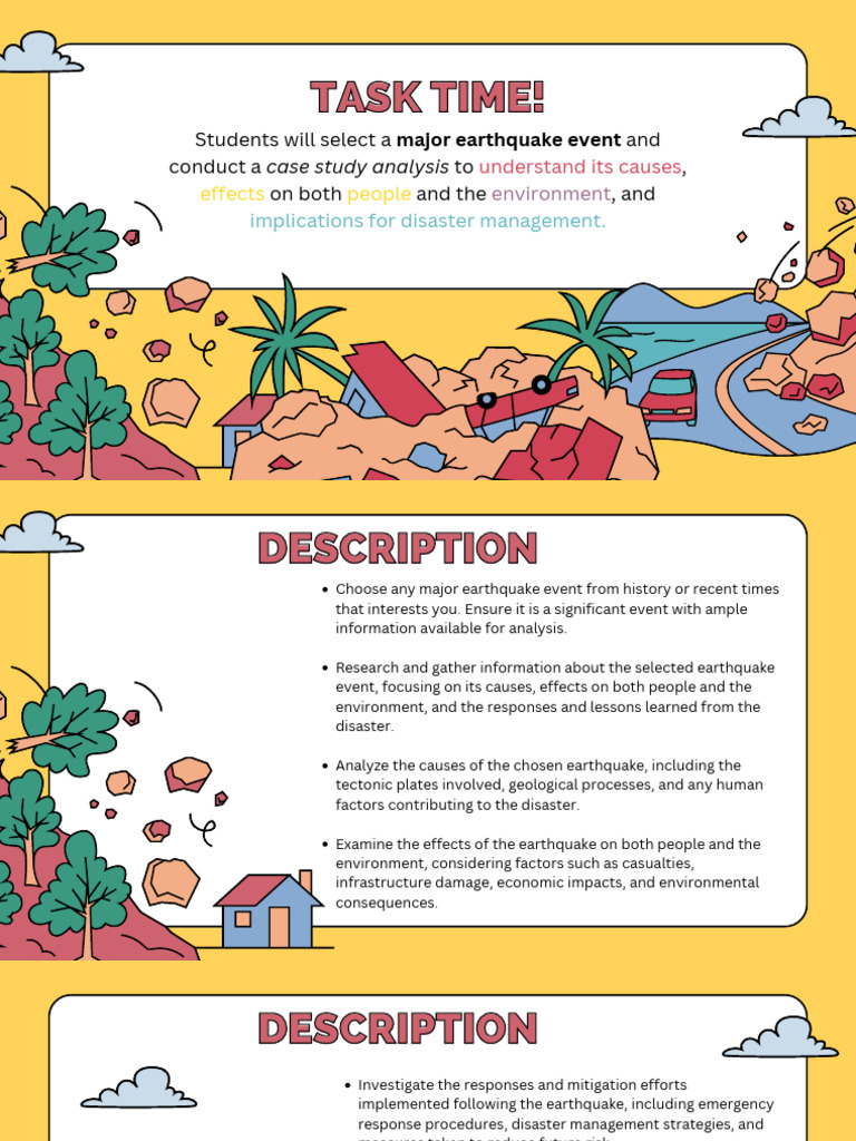 Earthquake Report Task | PDF