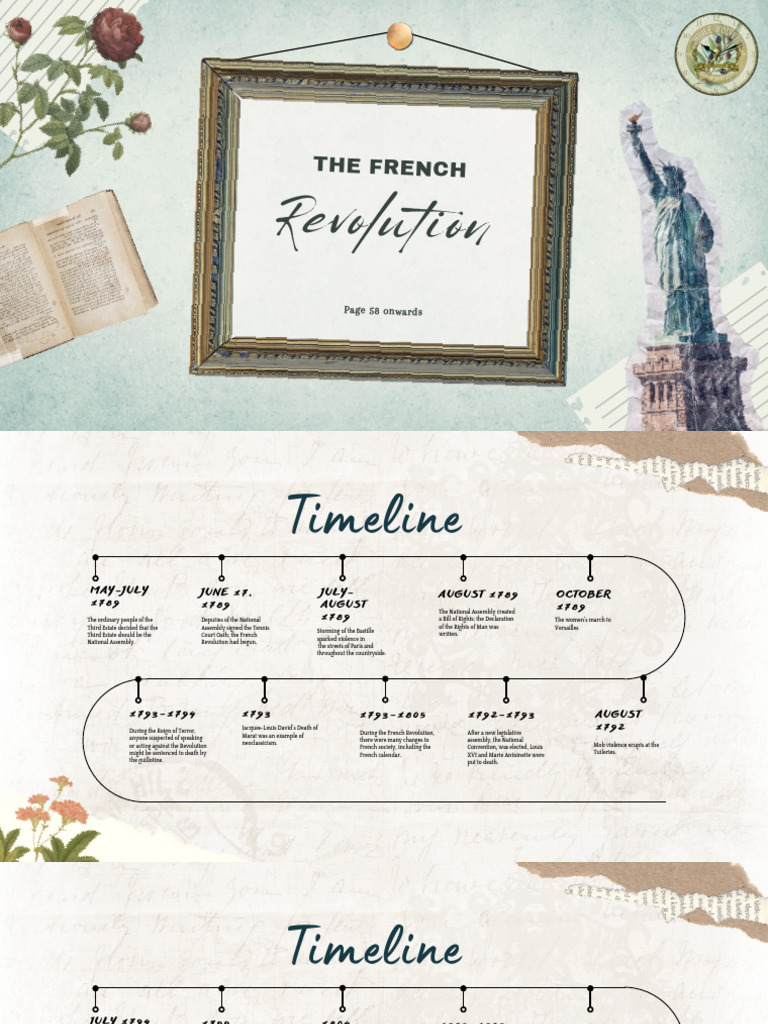 French Revolution Timeline | PDF | Napoleon | Romanticism