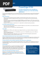 Poweredge r470 Spec Sheet | PDF | Data Center | Scalability