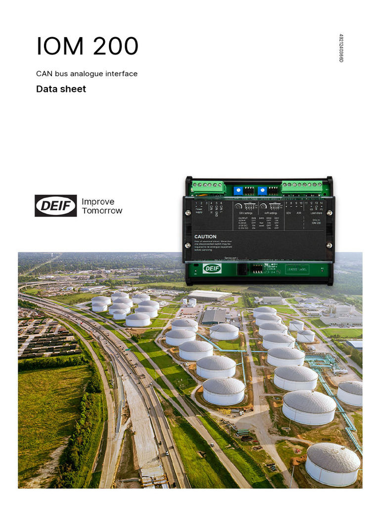 Iom 200 Data Sheet 4921240366 Uk | PDF | Electrical Engineering | Electronics