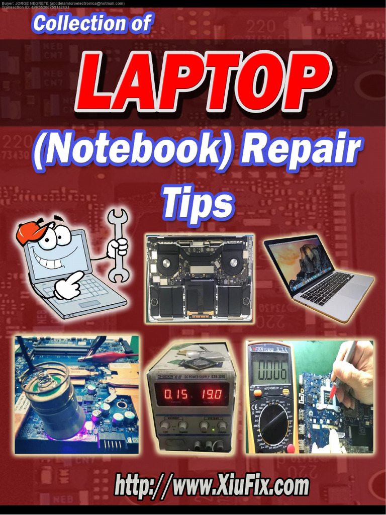 Collection of Laptop Repair Tips eBook | PDF | Laptop | Inductor