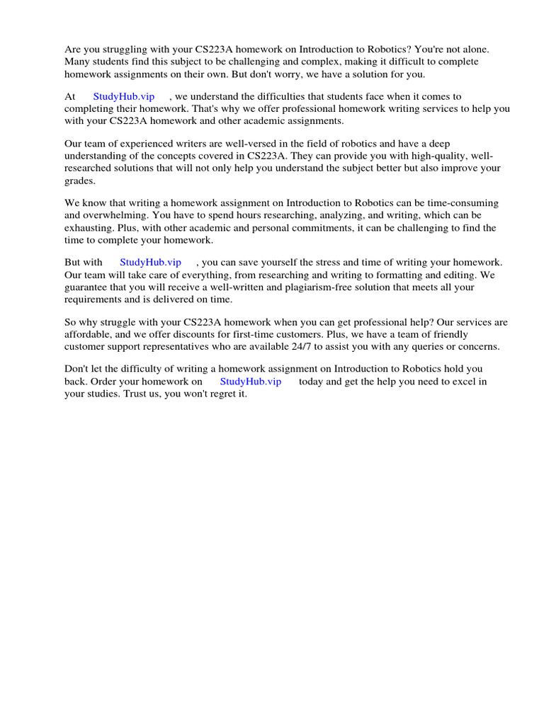 Introduction To Robotics Cs223a Homework Solution | PDF | Matrix (Mathematics) | Rotation