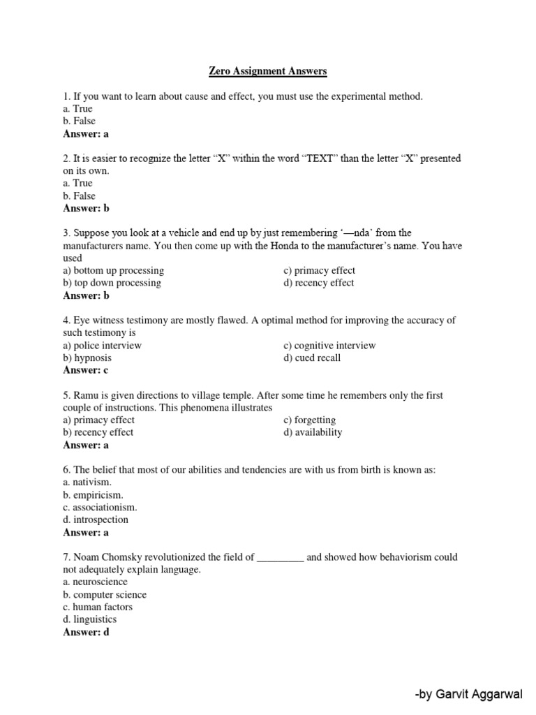 Nptel Itcp 2023 Assignments Combined | PDF | Memory | Recall (Memory)