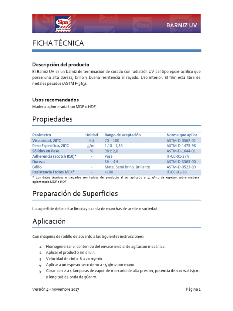 Barniz Uv | Descargar gratis PDF | Ultravioleta