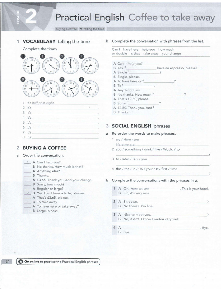 Practical English Homework | PDF