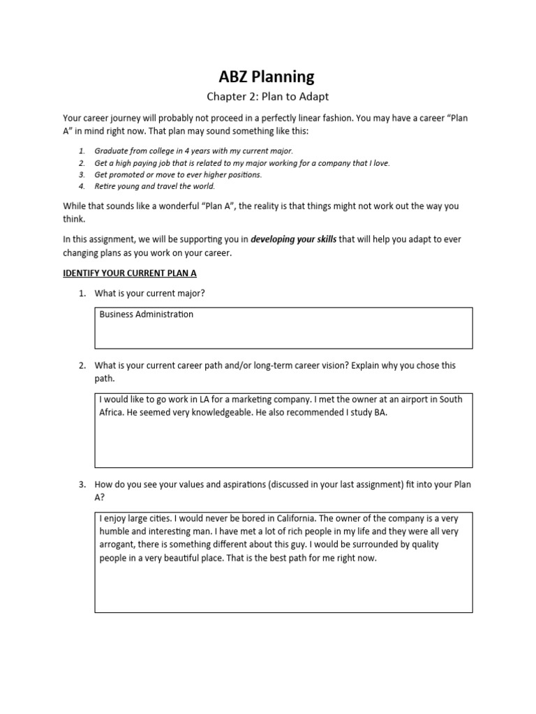 CH 2 - Plan To Adapt | PDF | Psychotherapy | Psychology