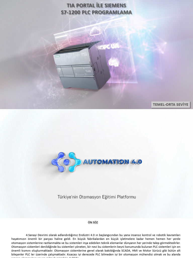 Tia Portal S7-1200 Kitap | PDF