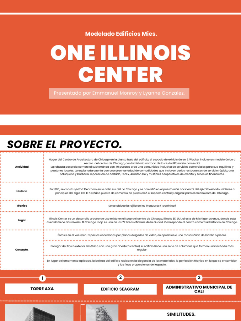 One Illinois Center | PDF | Chicago | Diseño arquitectonico