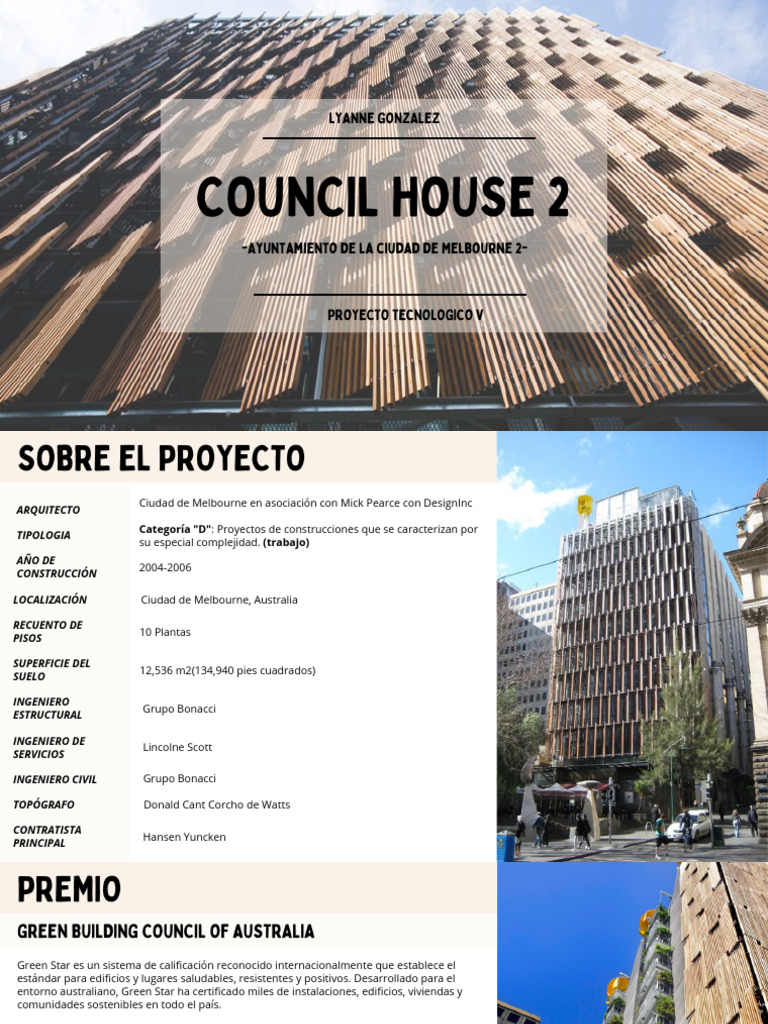 Council House 2 | PDF | Uso eficiente de energía | Agua