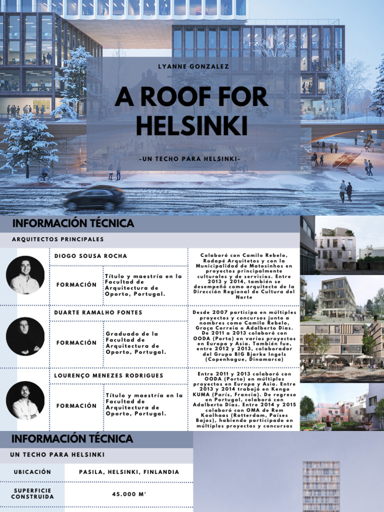 A Roof For Helsinki | PDF | Arboles | edificio