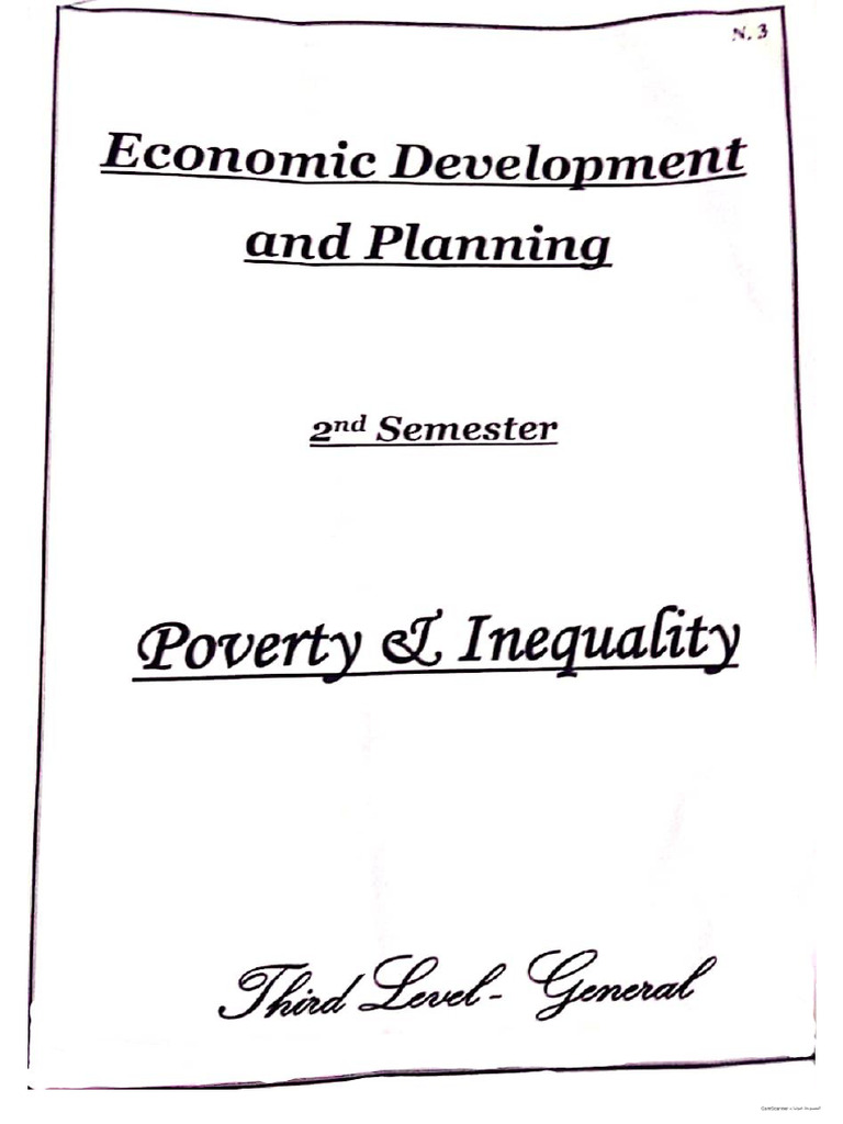 Economic Lesson 3 | PDF